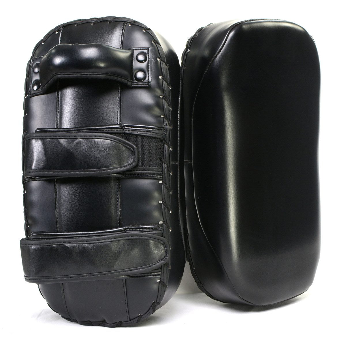 X Fitness XF8002 Muay Thai Kickboxing Kick Pads (Pair)-BLACK ...