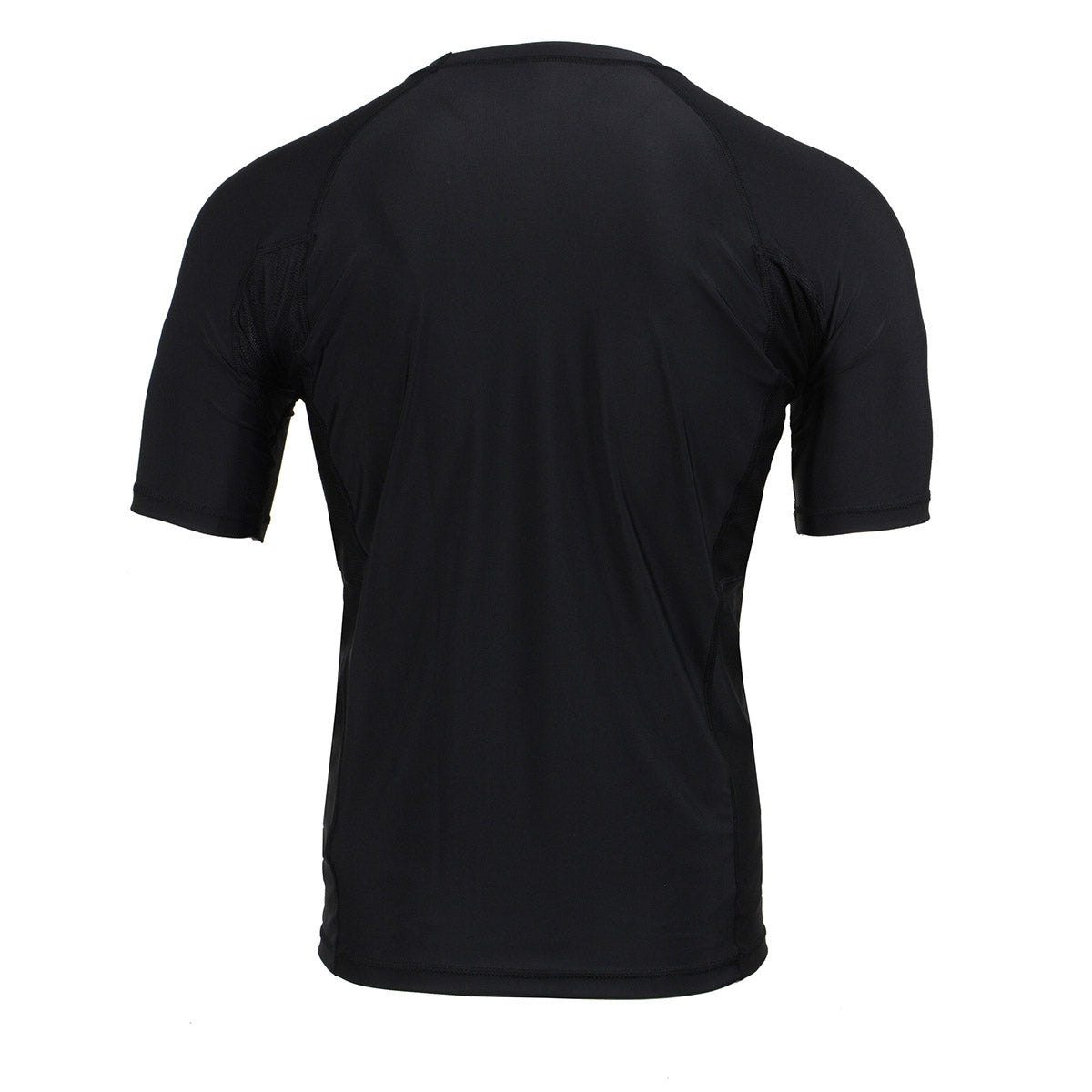 X-Fitness XFM7001 Men's Black Short Sleeve Compression Rash Guard ...